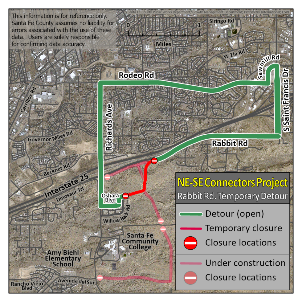 Santa Fe County Announces Temporary Closure of Rabbit Road | Santa Fe ...